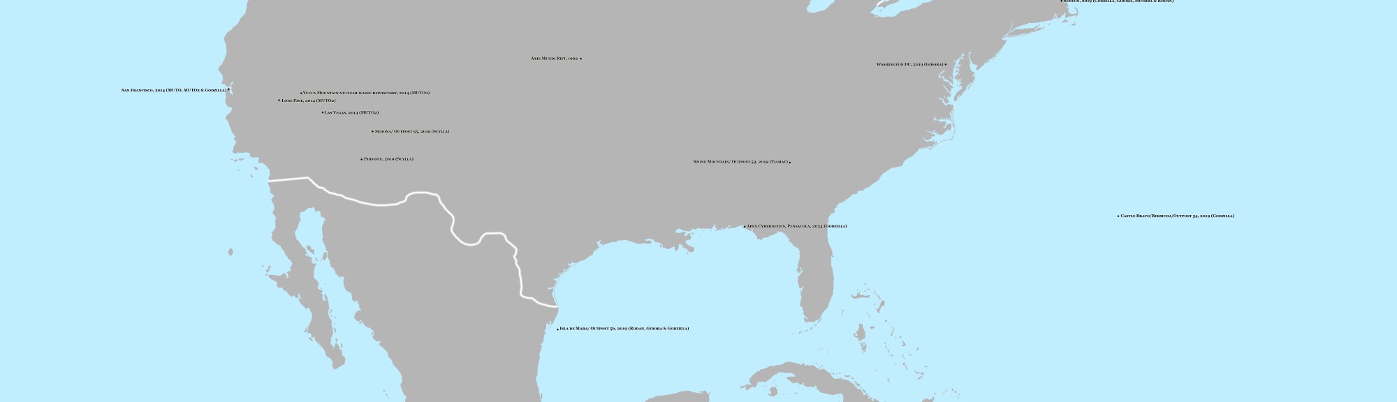 Mapping The MonsterVerse – Map-It | TL;DR Movie Reviews and Analysis